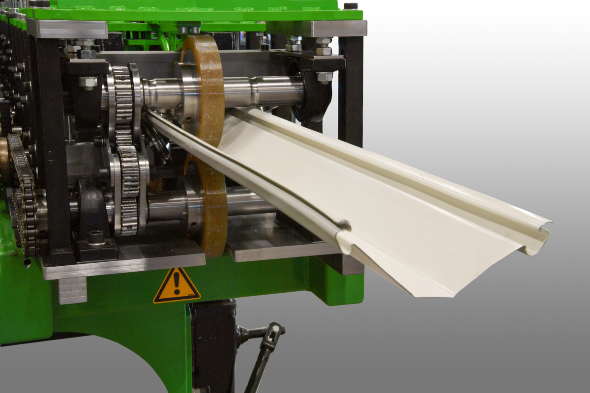 Rolvorm­casssette voor watergoot voor foliekassen - Pasterkamp